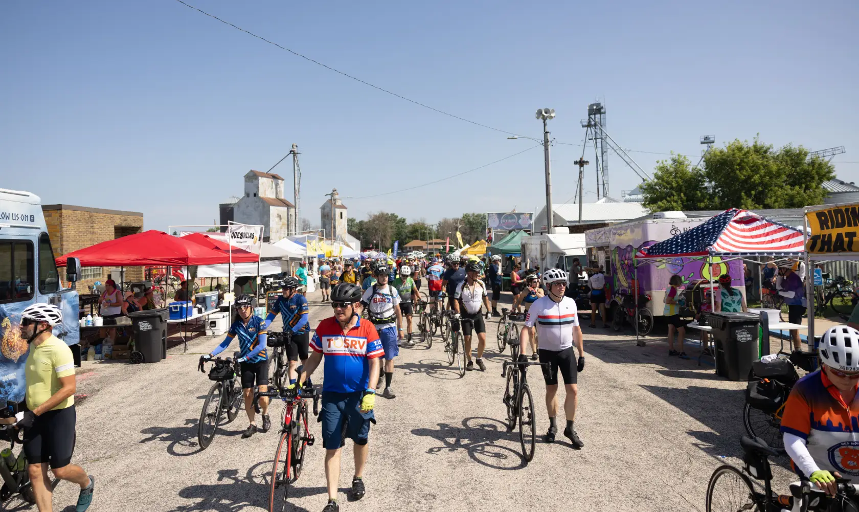 ISA Engages with RAGBRAI Riders in Alexander